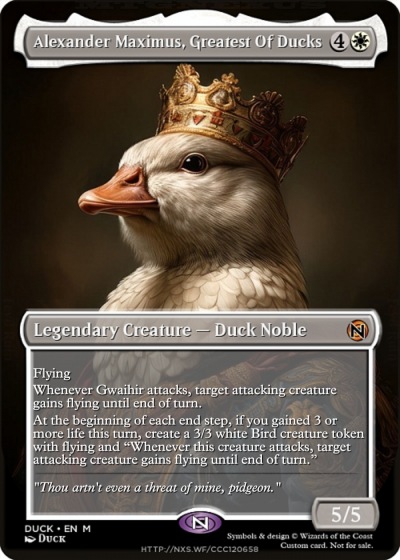 MTGNexus - Alexander Maximus, Greatest Of Ducks