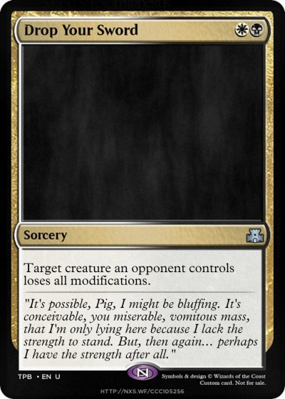 MTGNexus - Drop Your Sword