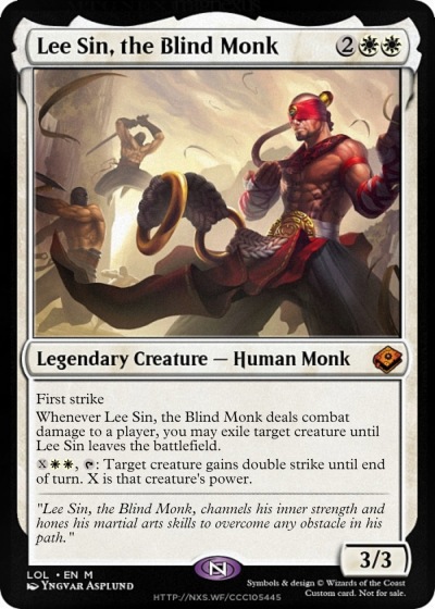 MTGNexus - Lee Sin, the Blind Monk