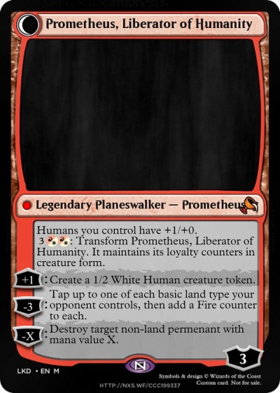 MTGNexus - Prometheus, Minos King // Prometheus, Liberator of Humanity