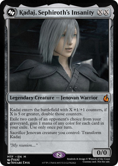 MTGNexus - Kadaj, Sephiroth's Insanity // Sephiroth, Reborn
