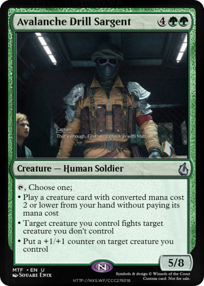MTGNexus - Avalanche Drill Sargent