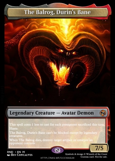 MTGNexus - The Balrog, Durin's Bane
