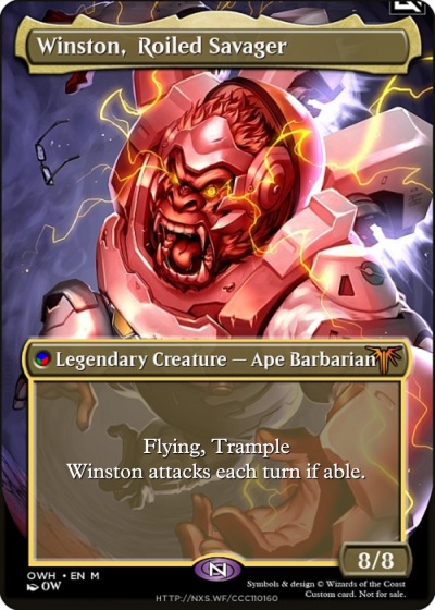 MTGNexus - Winston, Sapien Savant // Winston, Roiled Savager