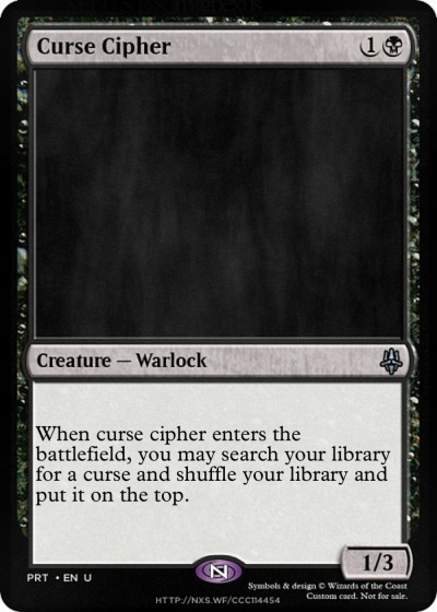 MTGNexus - Curse Cipher