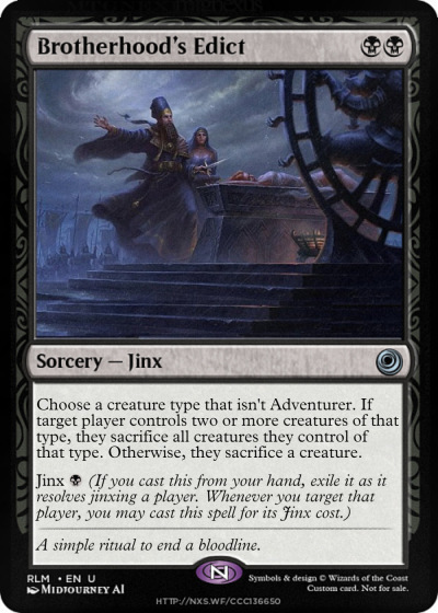 MTGNexus - Brotherhood's Edict