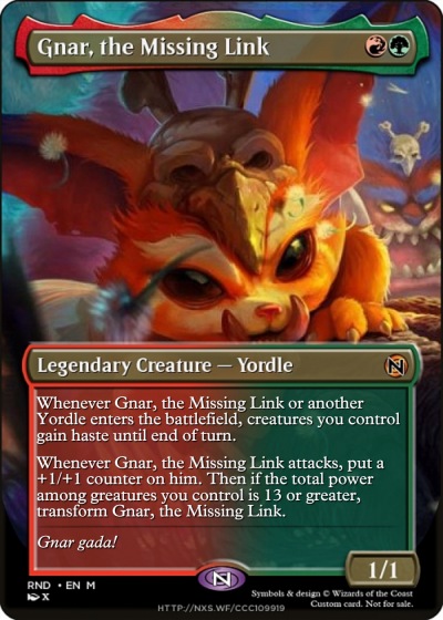MTGNexus - Gnar, the Missing Link // MEGA GNAR!