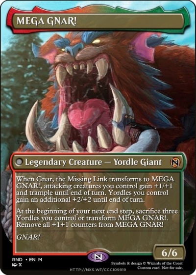 MTGNexus - Gnar, the Missing Link // MEGA GNAR!