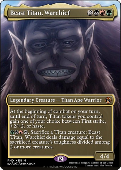 MTGNexus - Beast Titan, Warchief // War Chief's Scream