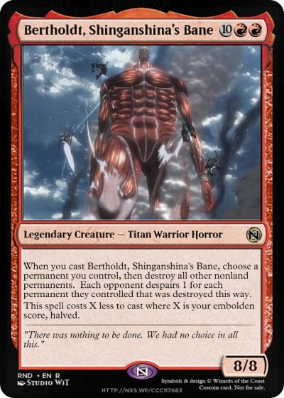 MTGNexus - Bertholdt, Shinganshina's Bane