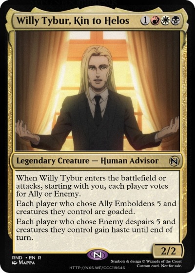 MTGNexus - Willy Tybur, Kin to Helos