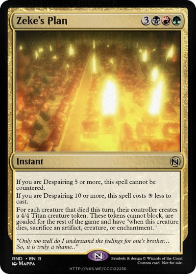MTGNexus - Zeke's Plan