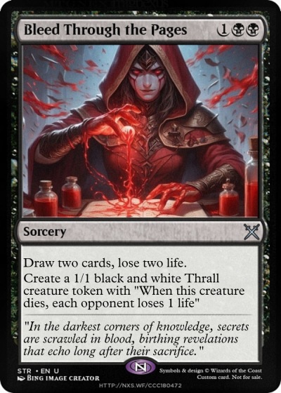 MTGNexus - Bleed Through the Pages