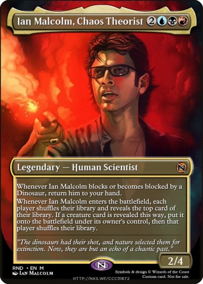 Mtgnexus Ian Malcolm Chaos Theorist