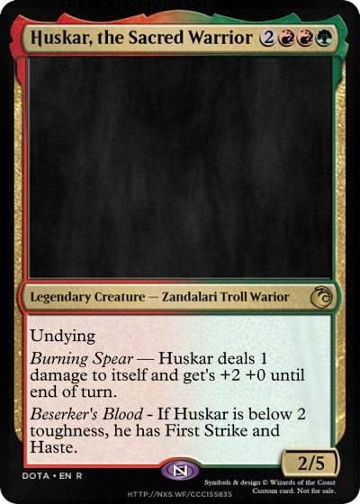 MTGNexus - Huskar, the Sacred Warrior