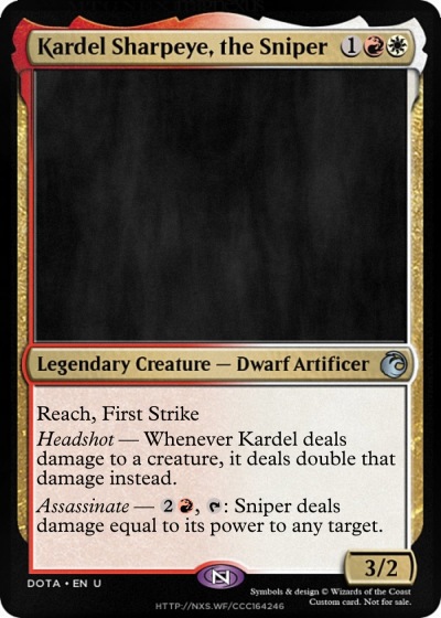 MTGNexus - Kardel Sharpeye, the Sniper