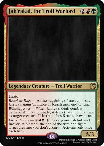 MTGNexus - Jah'rakal, the Troll Warlord