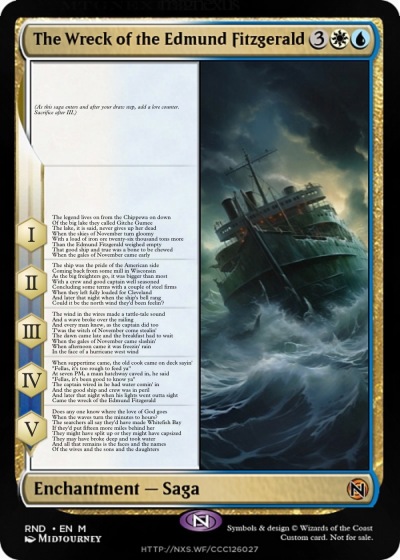 MTGNexus - The Wreck of the Edmund Fitzgerald