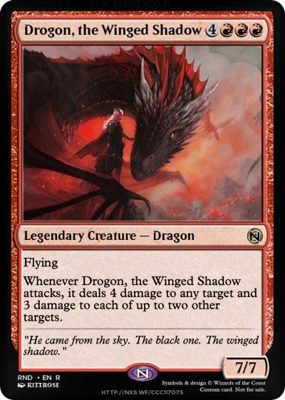 MTGNexus - Drogon, the Winged Shadow