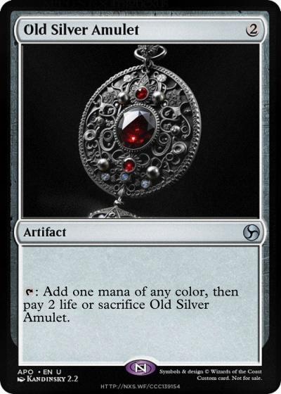 MTGNexus - Old Silver Amulet