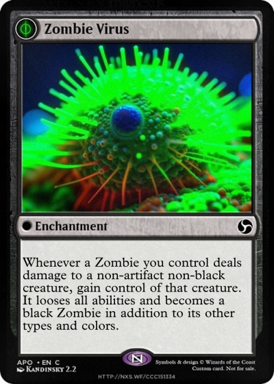 MTGNexus - Flask with Zombie Virus // Zombie Virus