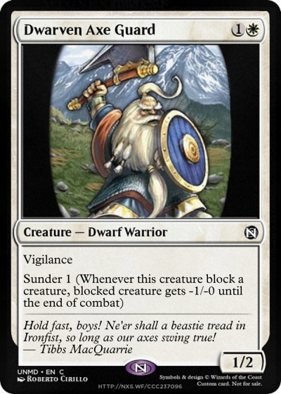 MTGNexus - Dwarven Axe Guard