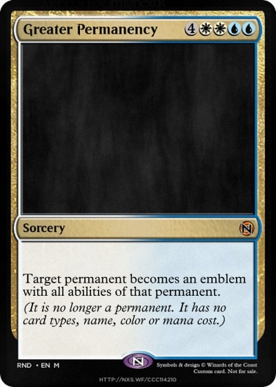MTGNexus - Greater Permanency