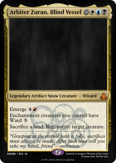 MTGNexus - Arbiter Zuran, Blind Vessel