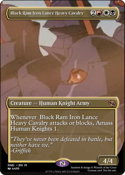 MTGNexus - Black Ram Iron Lance Heavy Cavalry