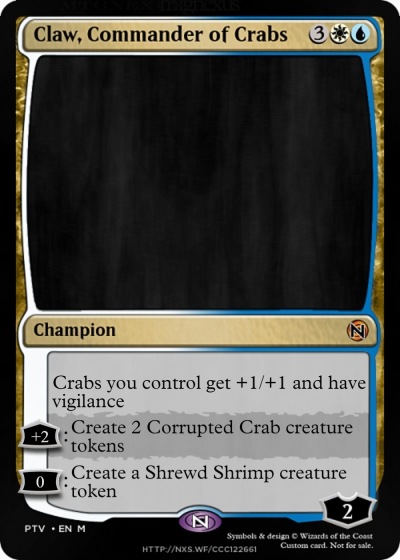 MTGNexus - Claw, Commander of Crabs
