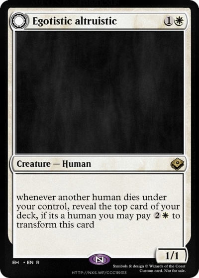 MTGNexus - Egotistic altruistic // Exalted Superego