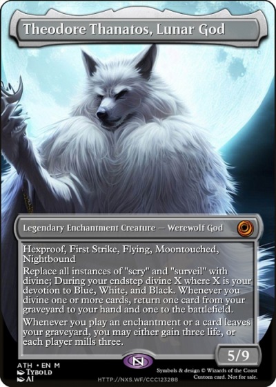 MTGNexus - Theodore Thanatos, Archmage // Theodore Thanatos, Lunar God