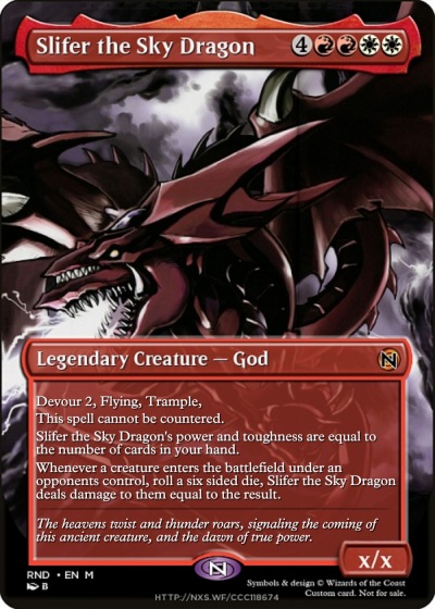 Slifer The Sky Dragon Card Real