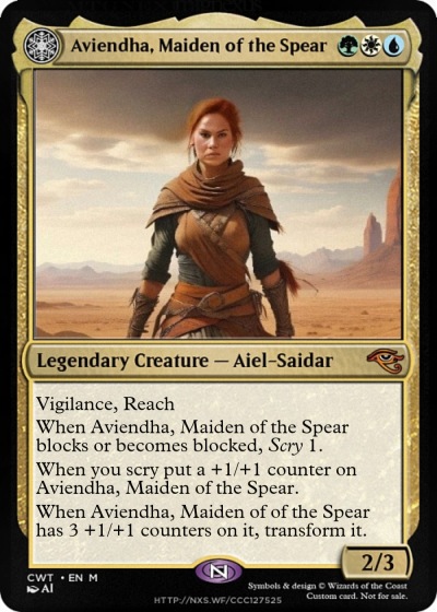 MTGNexus - Aviendha, Maiden of the Spear // Aviendha, The Wise One