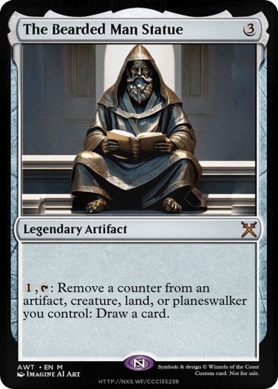 MTGNexus - The Bearded Man Statue