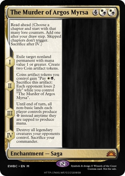 MTGNexus - The Murder of Argos Myrsa