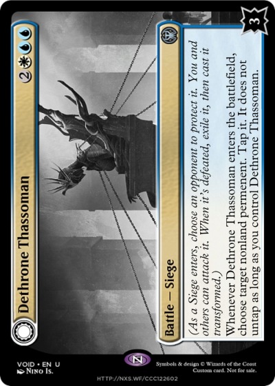 MTGNexus - Dethrone Thassoman // Thassoman's Binding
