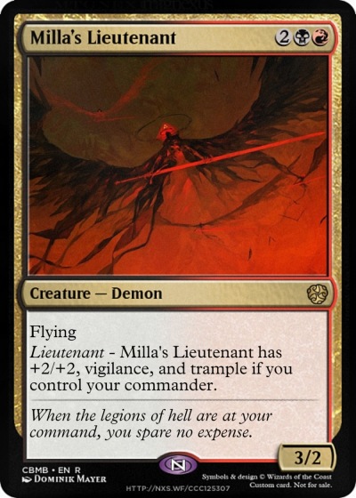 MTGNexus - Milla's Lieutenant