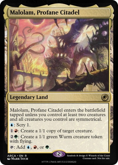 MTGNexus - Malolam, Profane Citadel