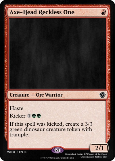 MTGNexus - Axe-Head Reckless One
