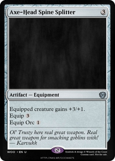 MTGNexus - Axe-Head Spine Splitter