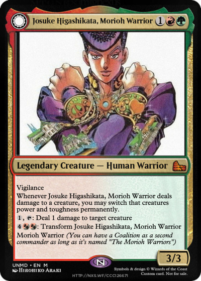 MTGNexus - Josuke Higashikata, Aggressive Medic // Josuke Higashikata, Prov