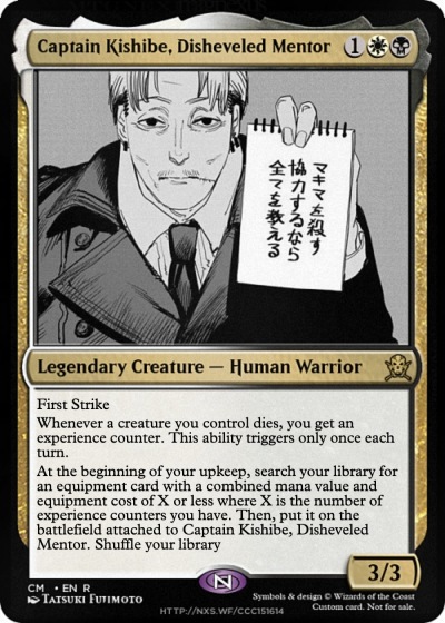 MTGNexus - Captain Kishibe, Disheveled Mentor