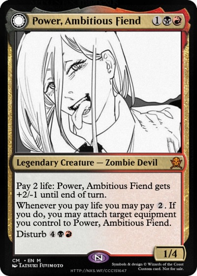 MTGNexus - Power, Ambitious Fiend // The Blood Devil