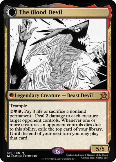 MTGNexus - Power, Ambitious Fiend // The Blood Devil