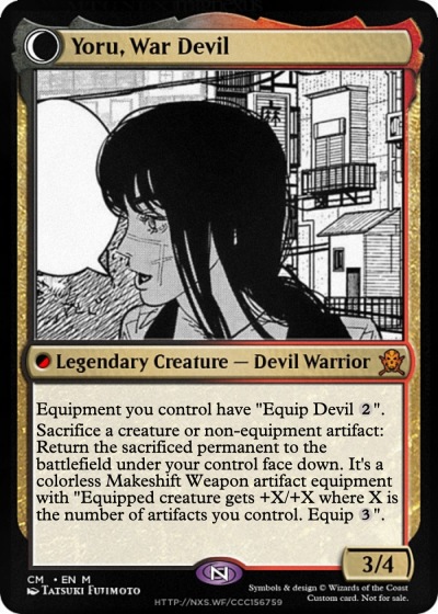 MTGNexus - Asa Mitaka, Lonesome Youth // Yoru, War Devil