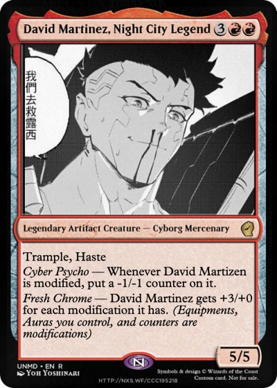 MTGNexus - David Martinez, Night City Legend