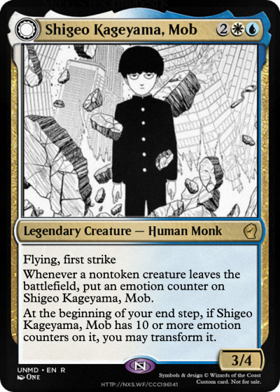 MTGNexus - Shigeo Kageyama, Mob // Shigeo Kageyama, 100%