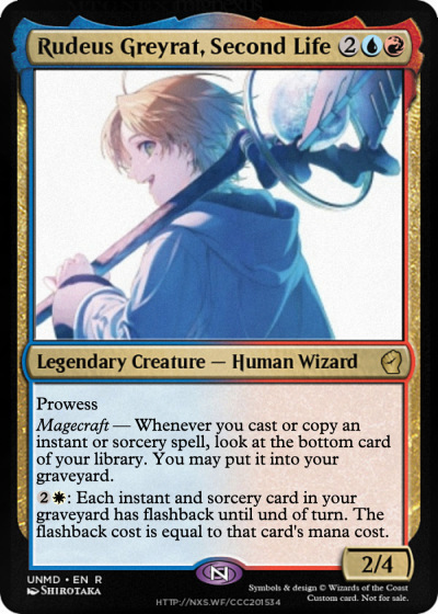 MTGNexus - Rudeus Greyrat, Second Life