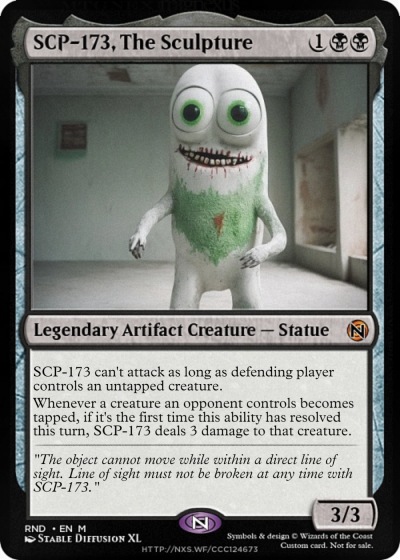MTGNexus - SCP-173, The Sculpture
